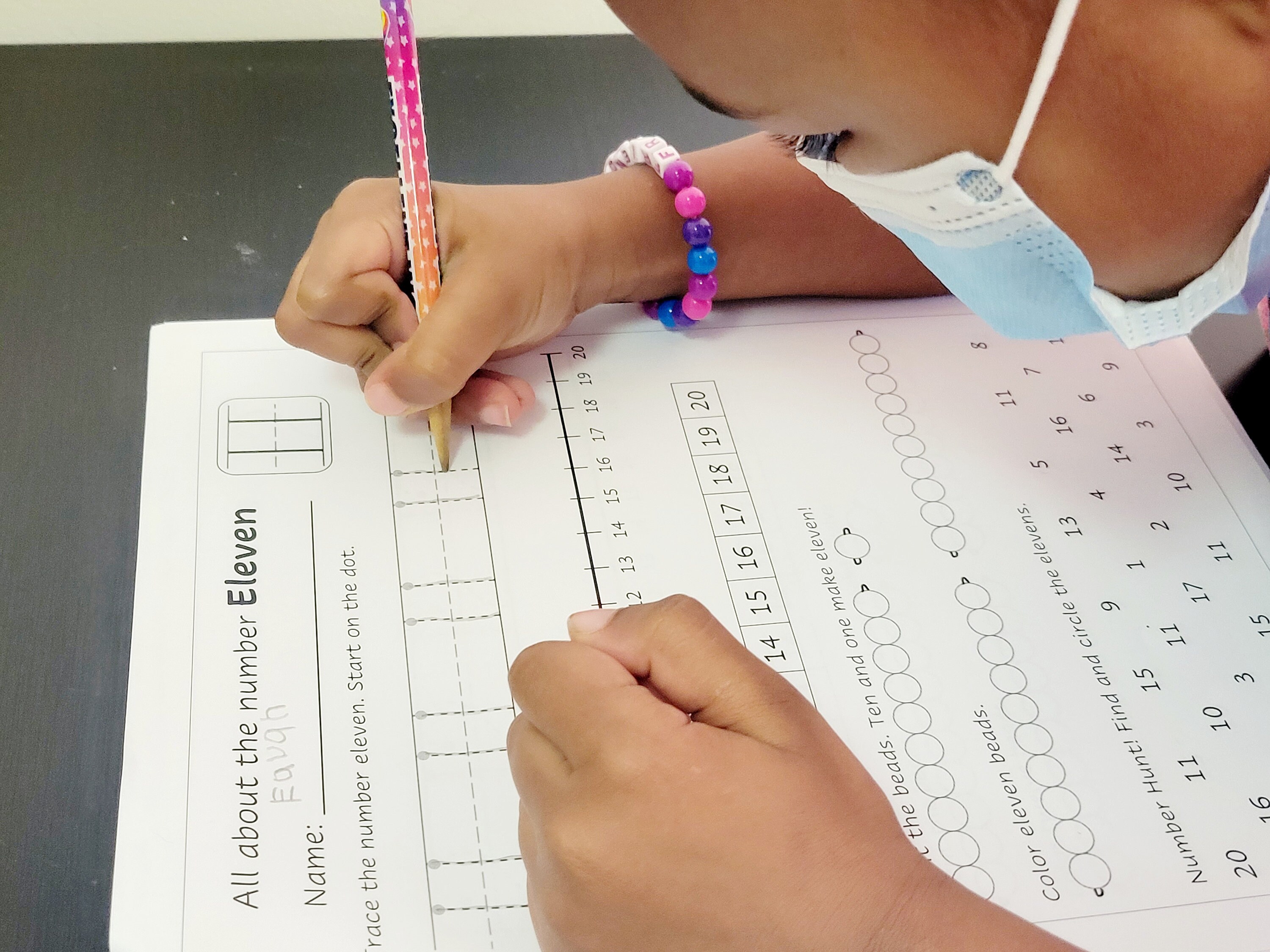 Teen Numbers Workbook, Practice Teen Numbers, Pre-k Kindergarten ...