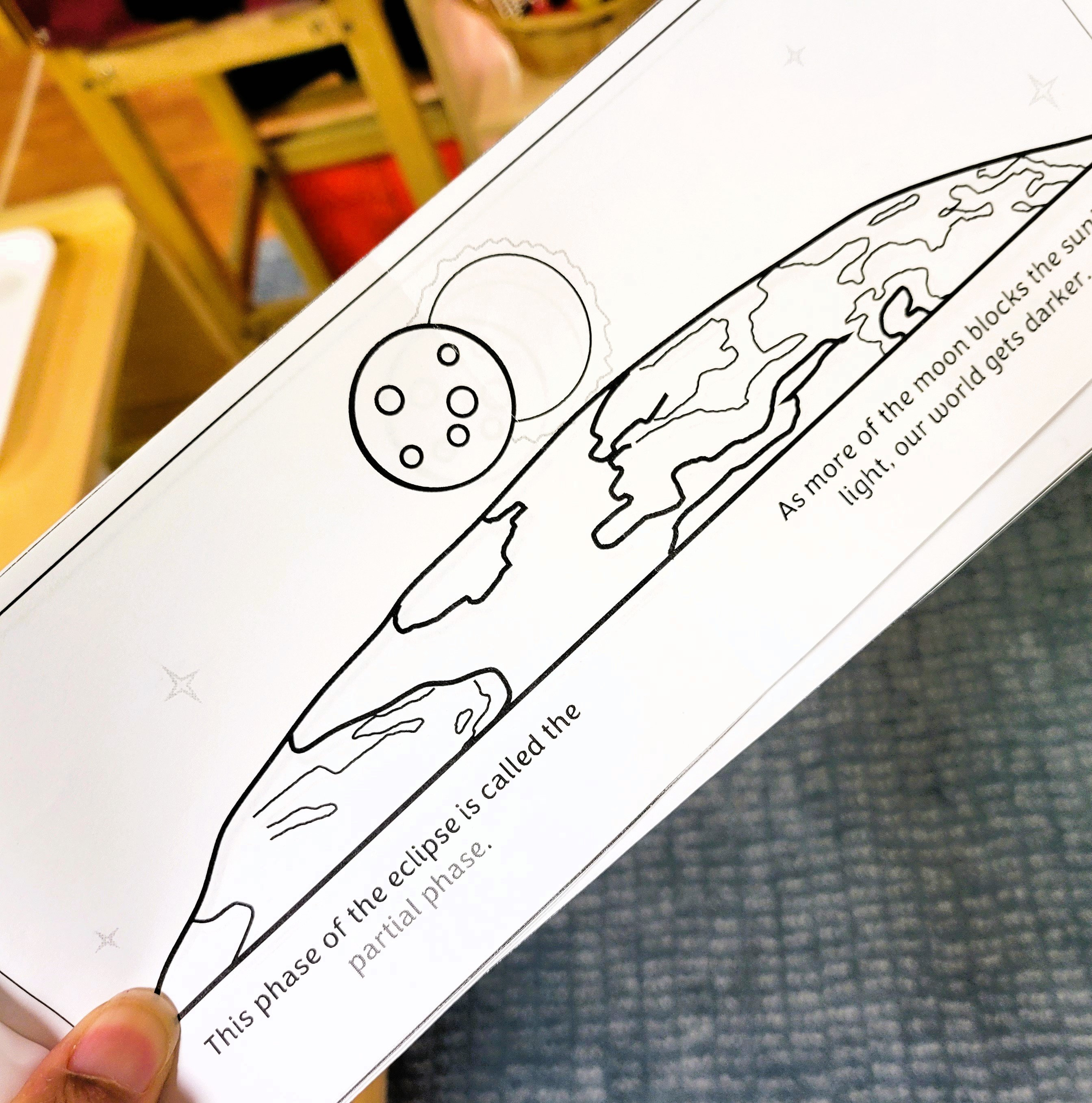 Total Solar Eclipse Printable Booklet, Montessori Science Activity, Pre ...