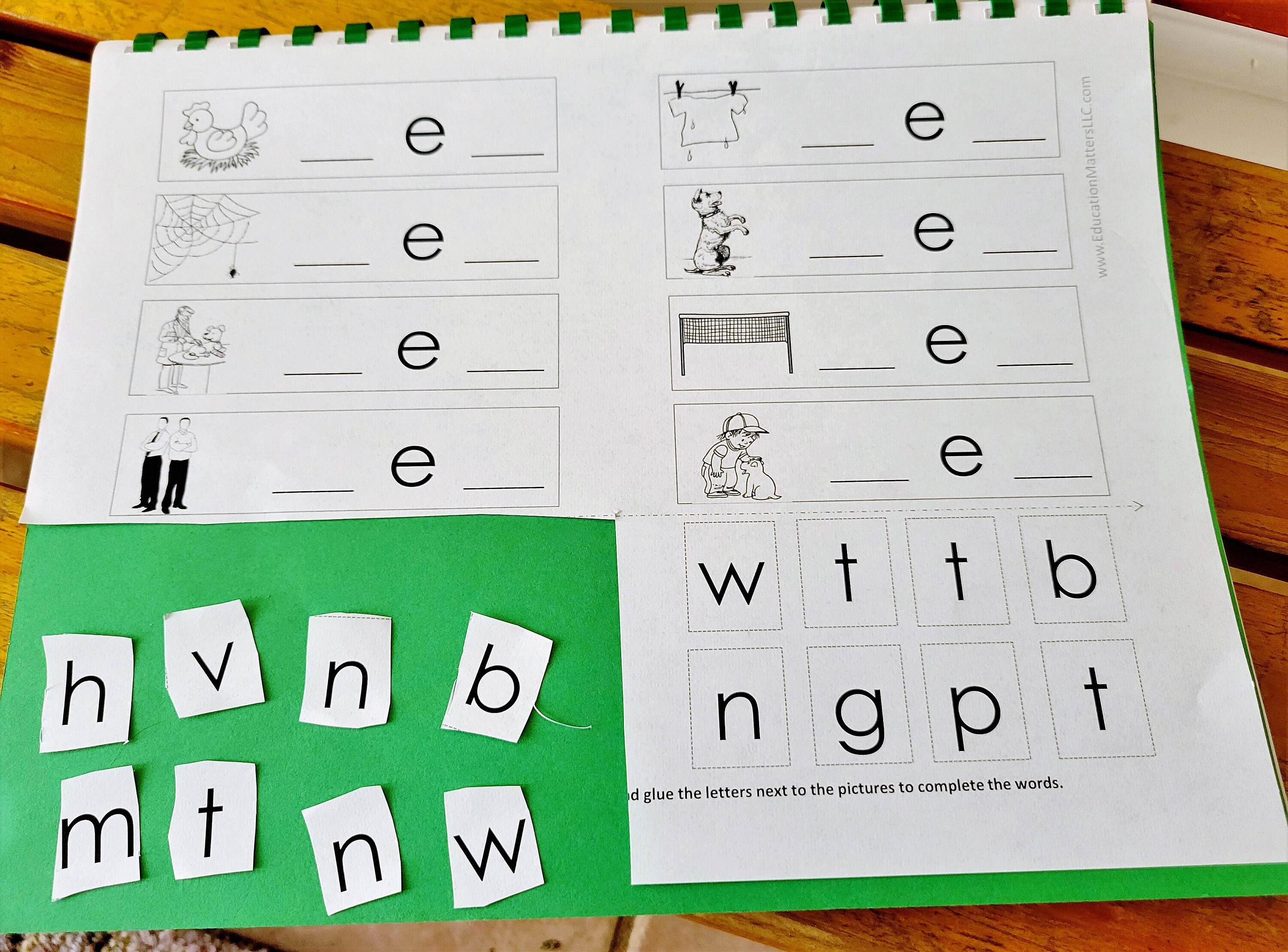 The Moveable Alphabet on Paper Workbook, Montessori Primary Language ...