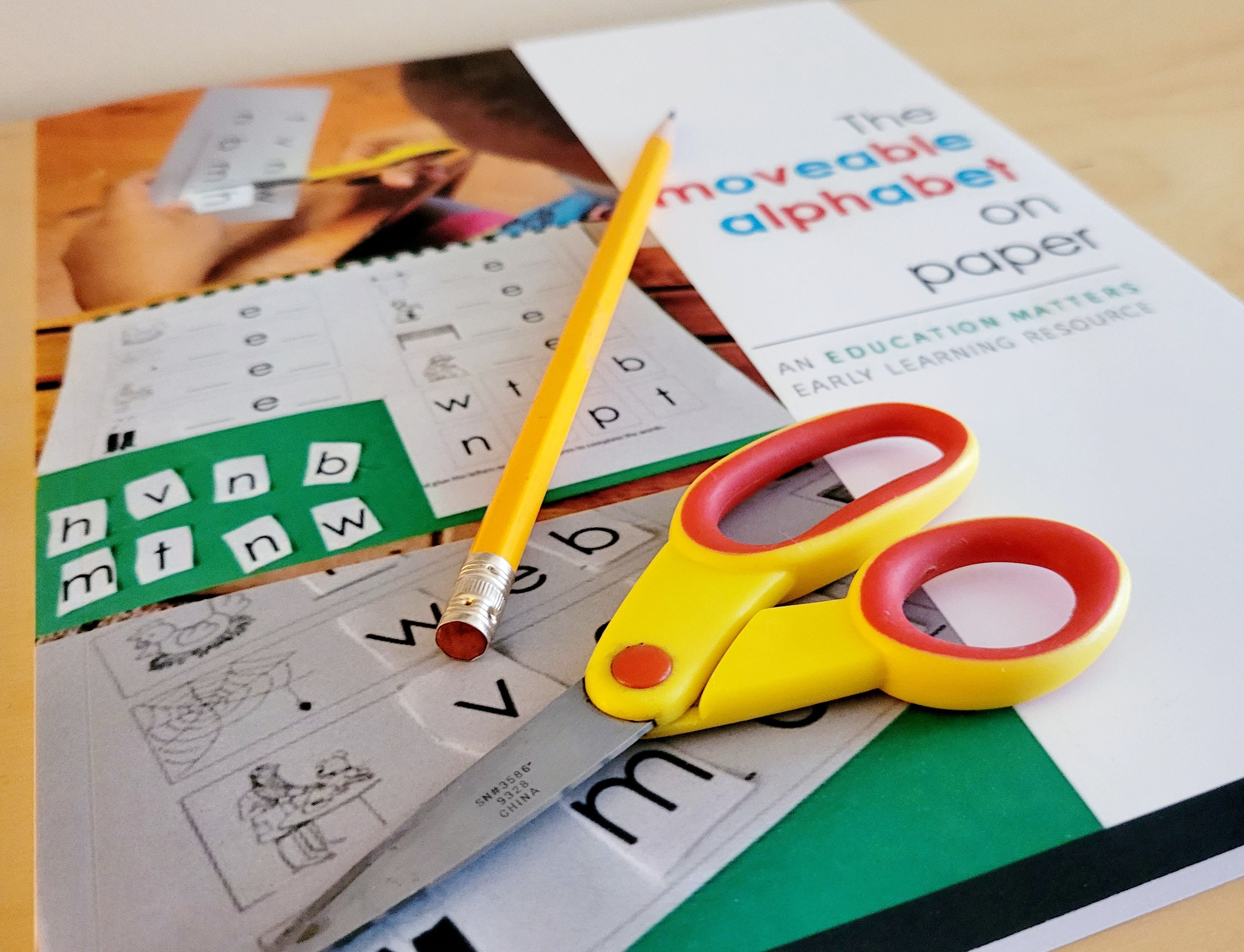 The Moveable Alphabet on Paper Workbook, Montessori Primary Language ...