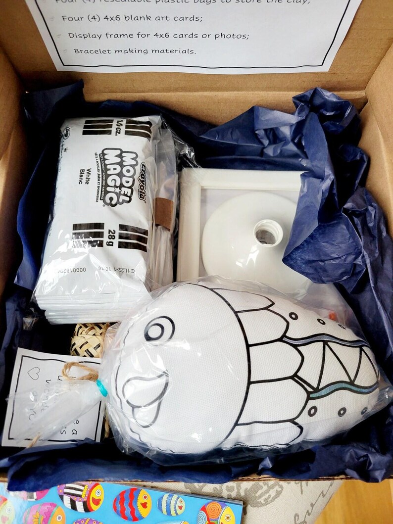 Color Your Own Craft, Only One You Fish Plush With Inspirational Book ...