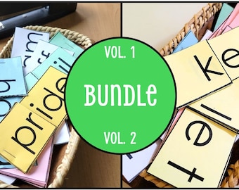 Word Families Flipbook, Montessori Language Resource, Emerging Beginner ...