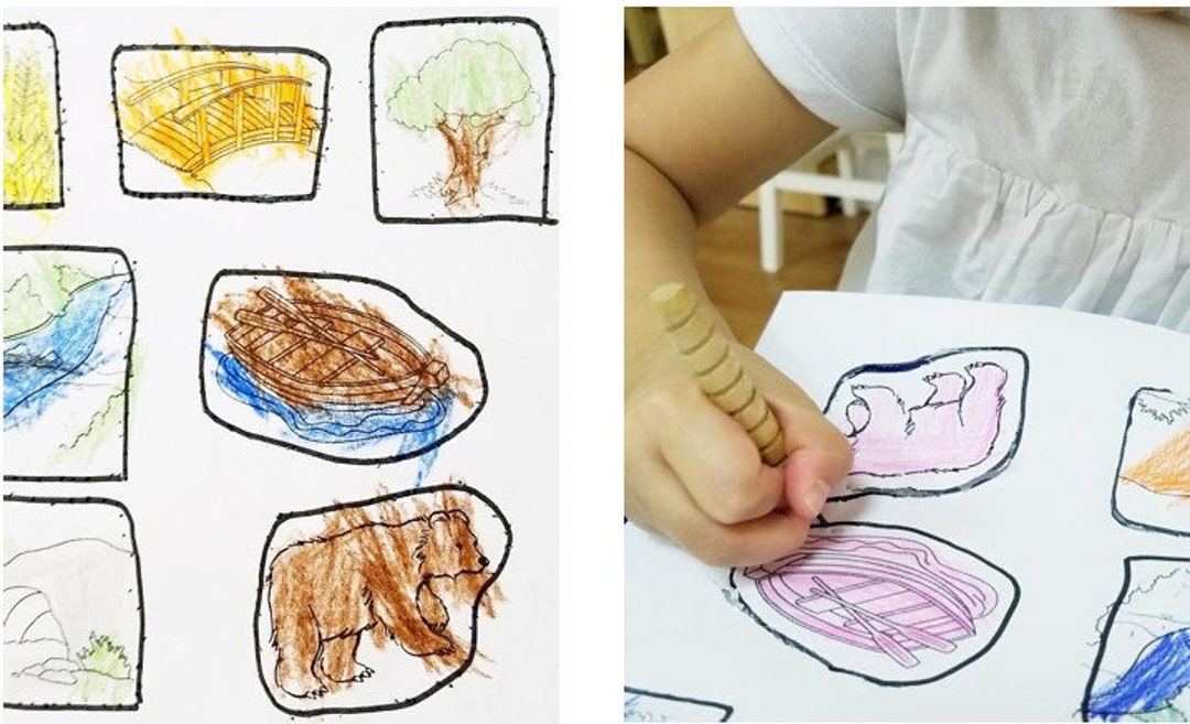 Going on A Bear Hunt Viewfinder Project Craft Activity, Circle Time ...