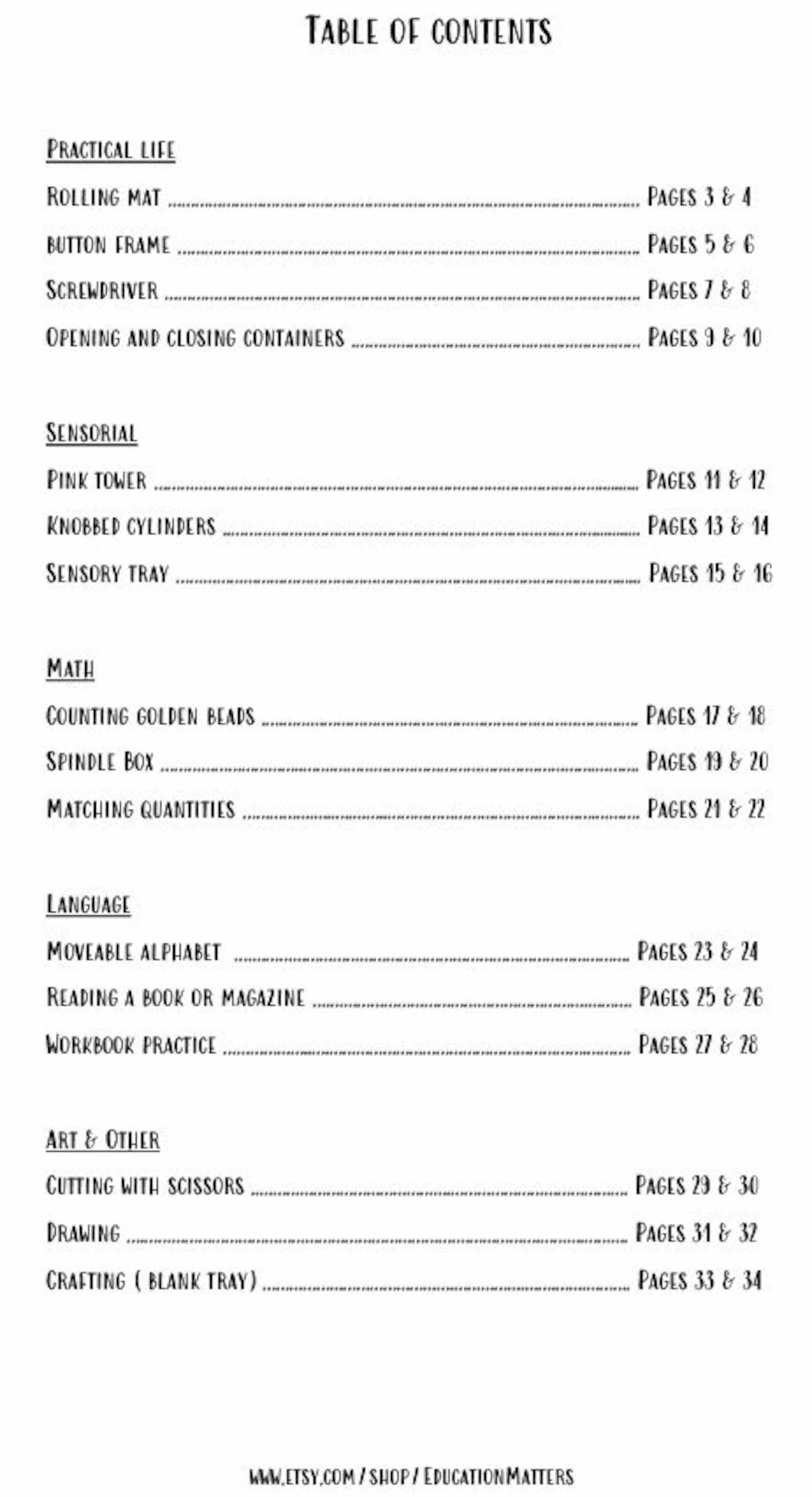 Montessori Coloring Pages, Independent Montessori Art Activities ...