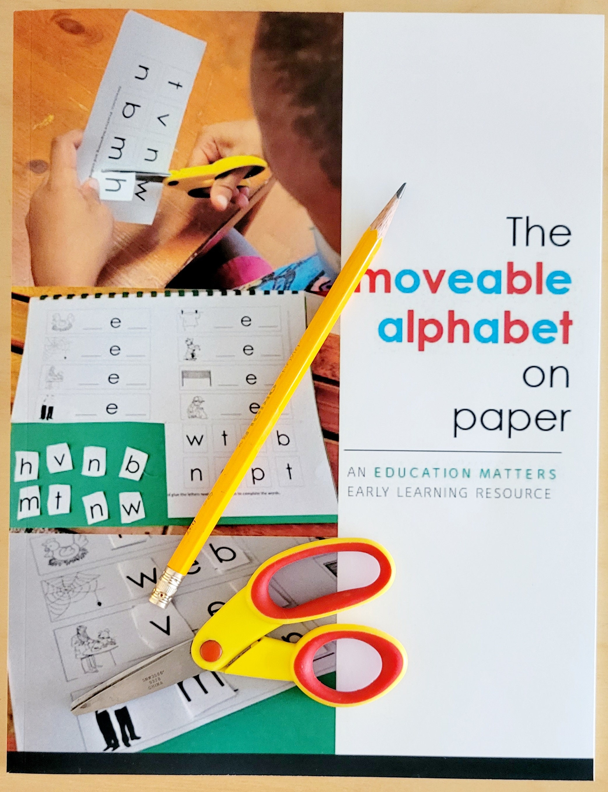 The Moveable Alphabet on Paper Workbook, Montessori Primary Language ...