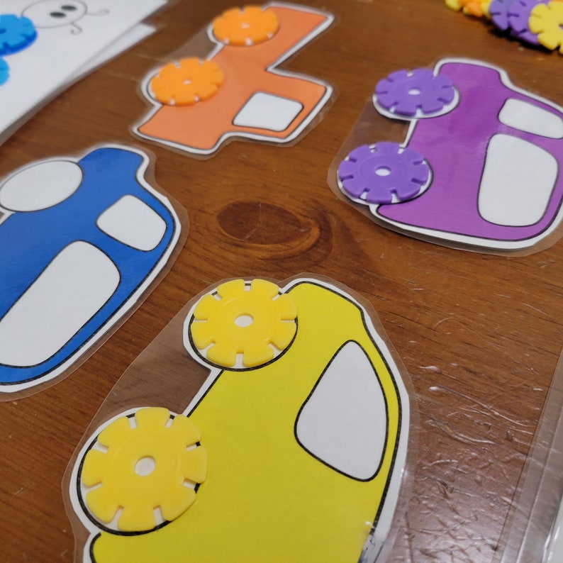 Roll-a-match Dice and Disc Game / Pre-k and Kindergarten Game ...