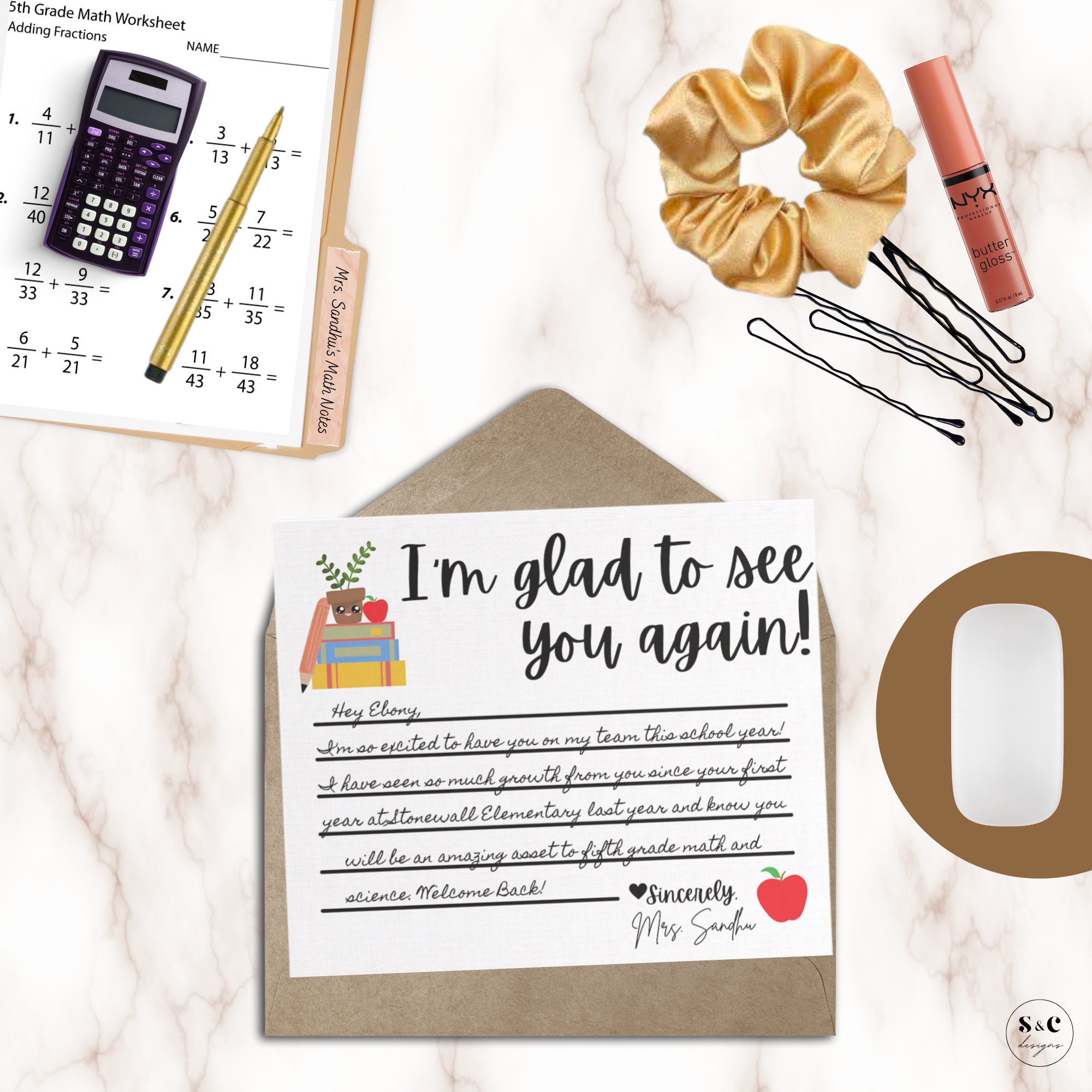 Welcome Back to School Letter| Personalized Letter, Welcome Letter ...