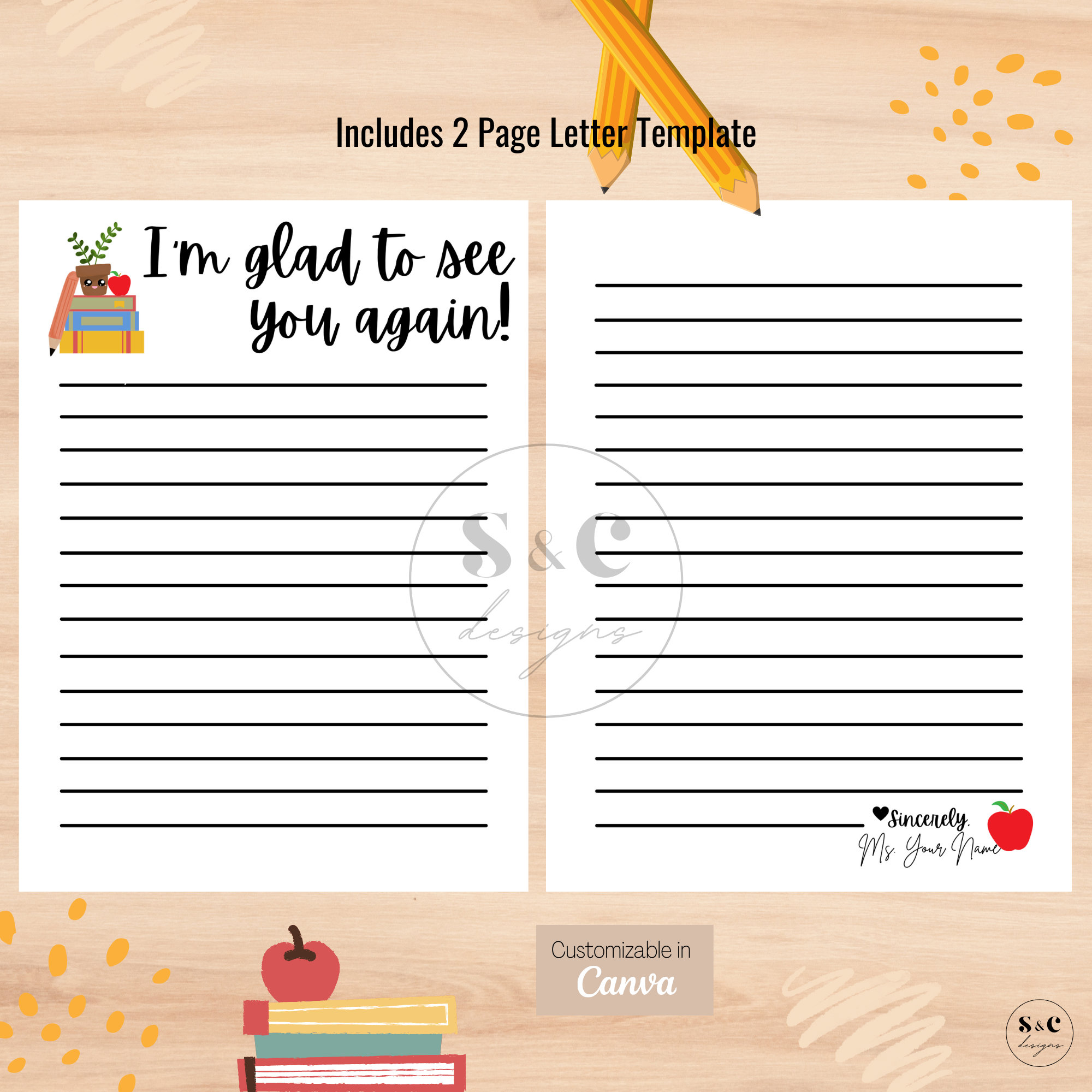 Welcome Back to School Letter| Personalized Letter, Welcome Letter ...
