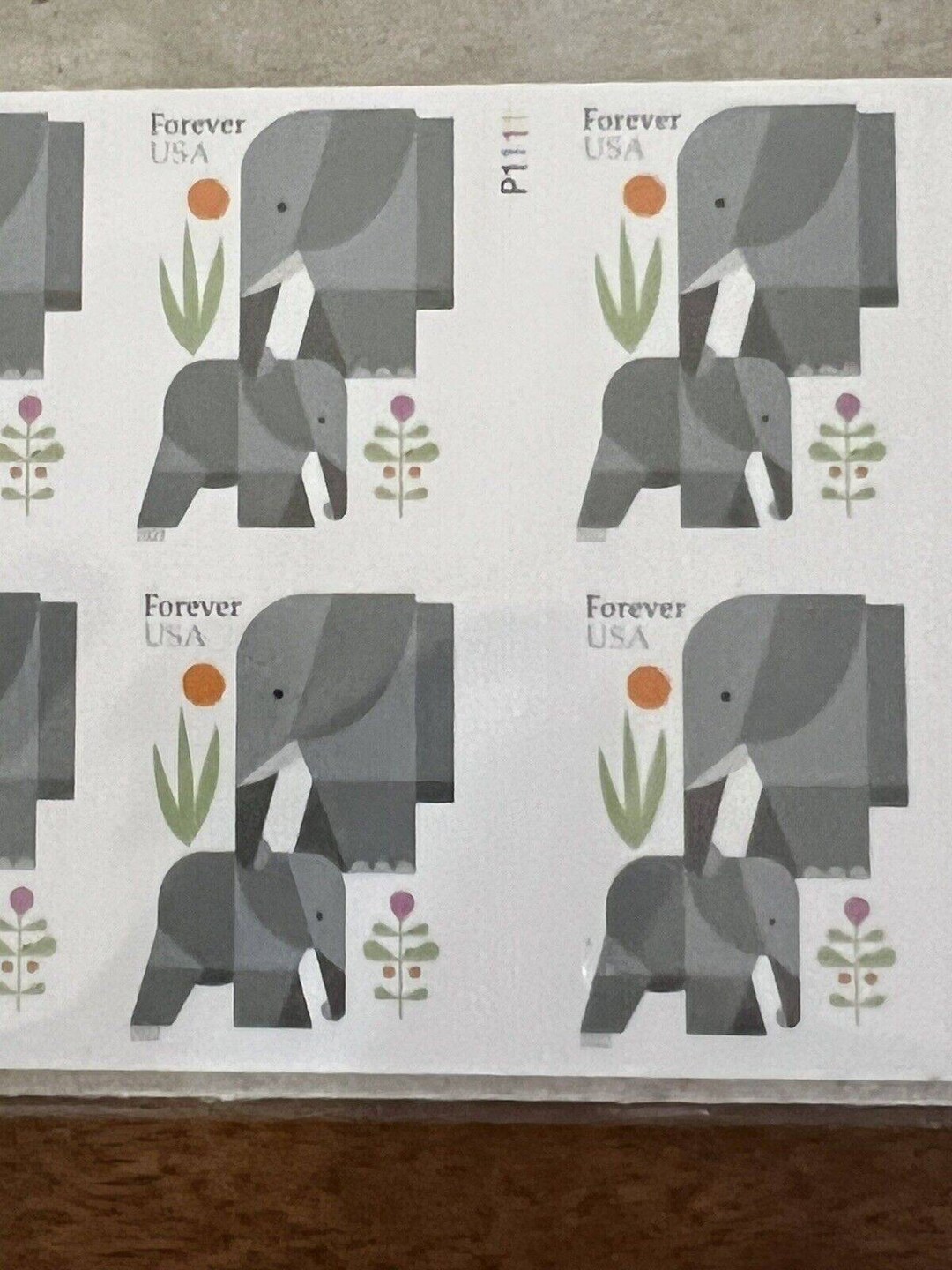 Elephants Stamps of Forever Good for Wedding Invitation - Etsy