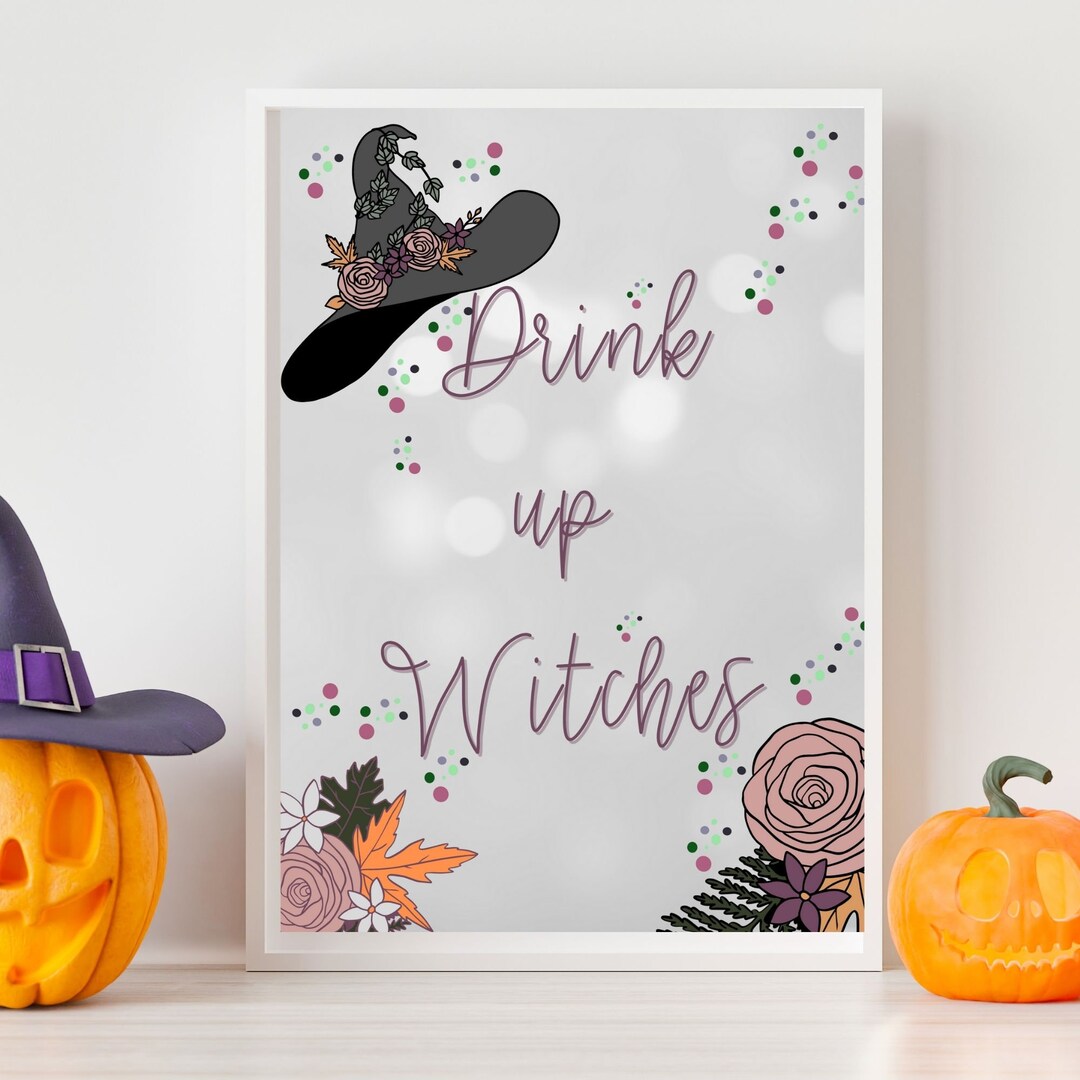Halloween Decor Witches Sign - Etsy