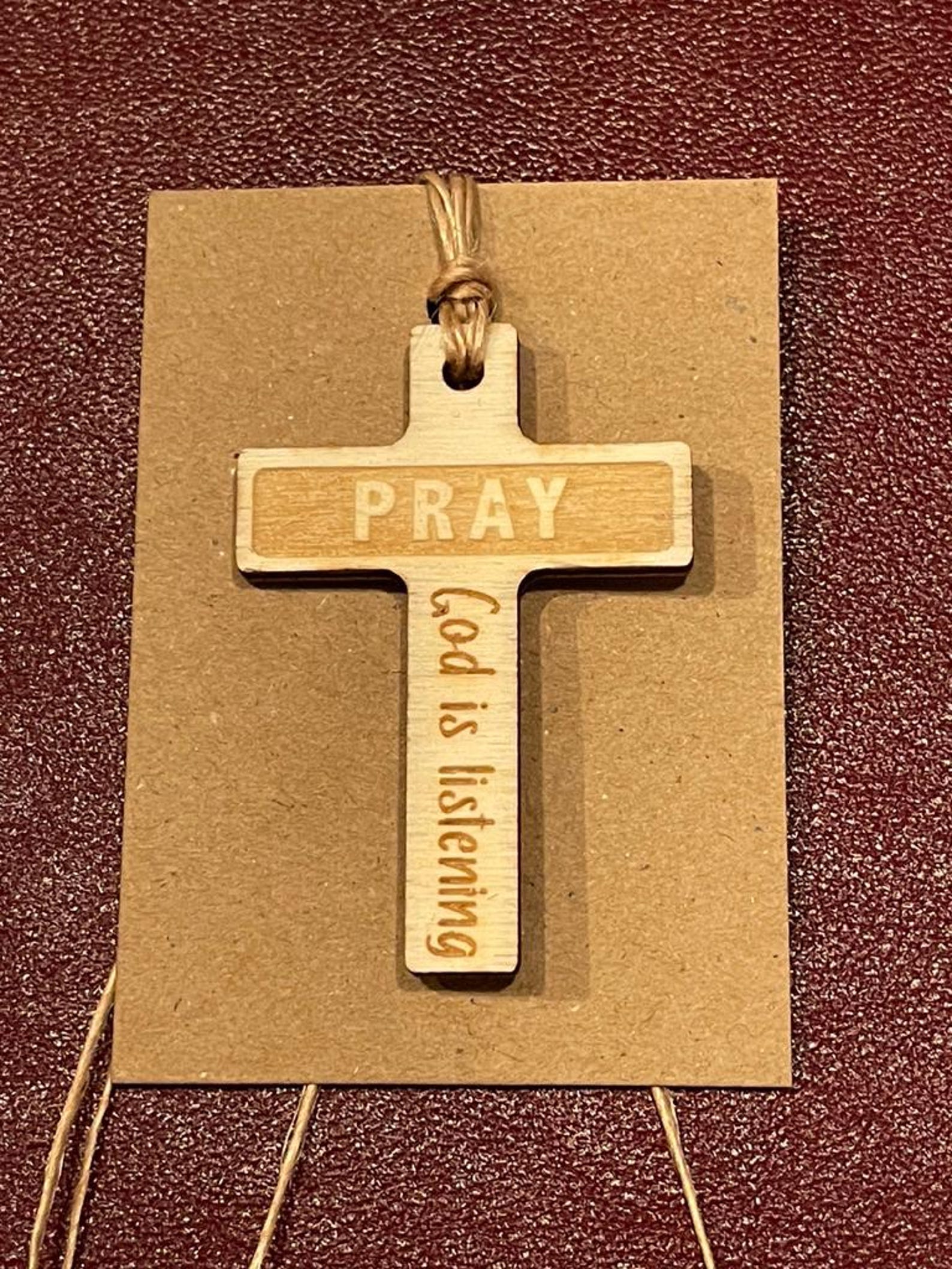 Wooden Pocket Cross Set, Christian Inspirational Gifts, Caring Gift - Etsy