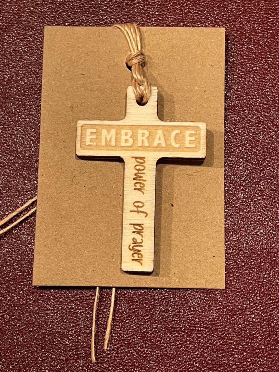 Wooden Pocket Cross Set, Christian Inspirational Gifts, Caring Gift - Etsy