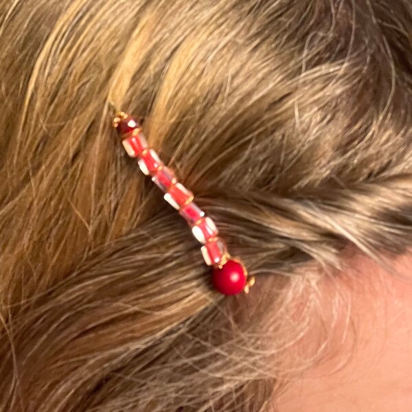 Beaded Hair Pins - Etsy