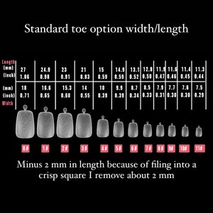 Pink French Tip Press on Toes| Pink Fake Toe Nails| Glue on Toe Nails ...