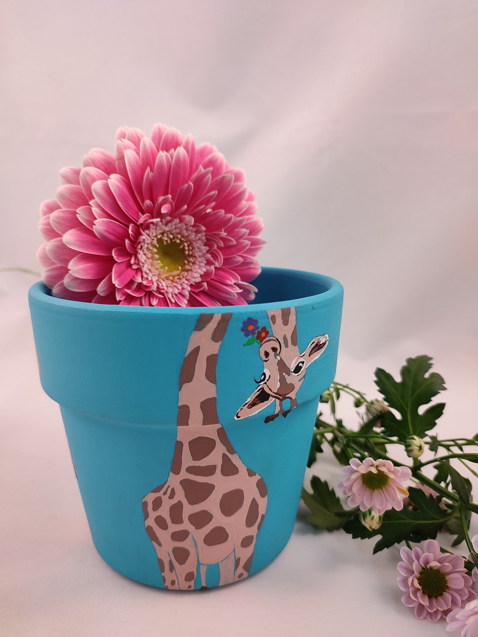 Giraffe Flowerpot | Colorful Flowerpot | Plant Pot for Garden and ...