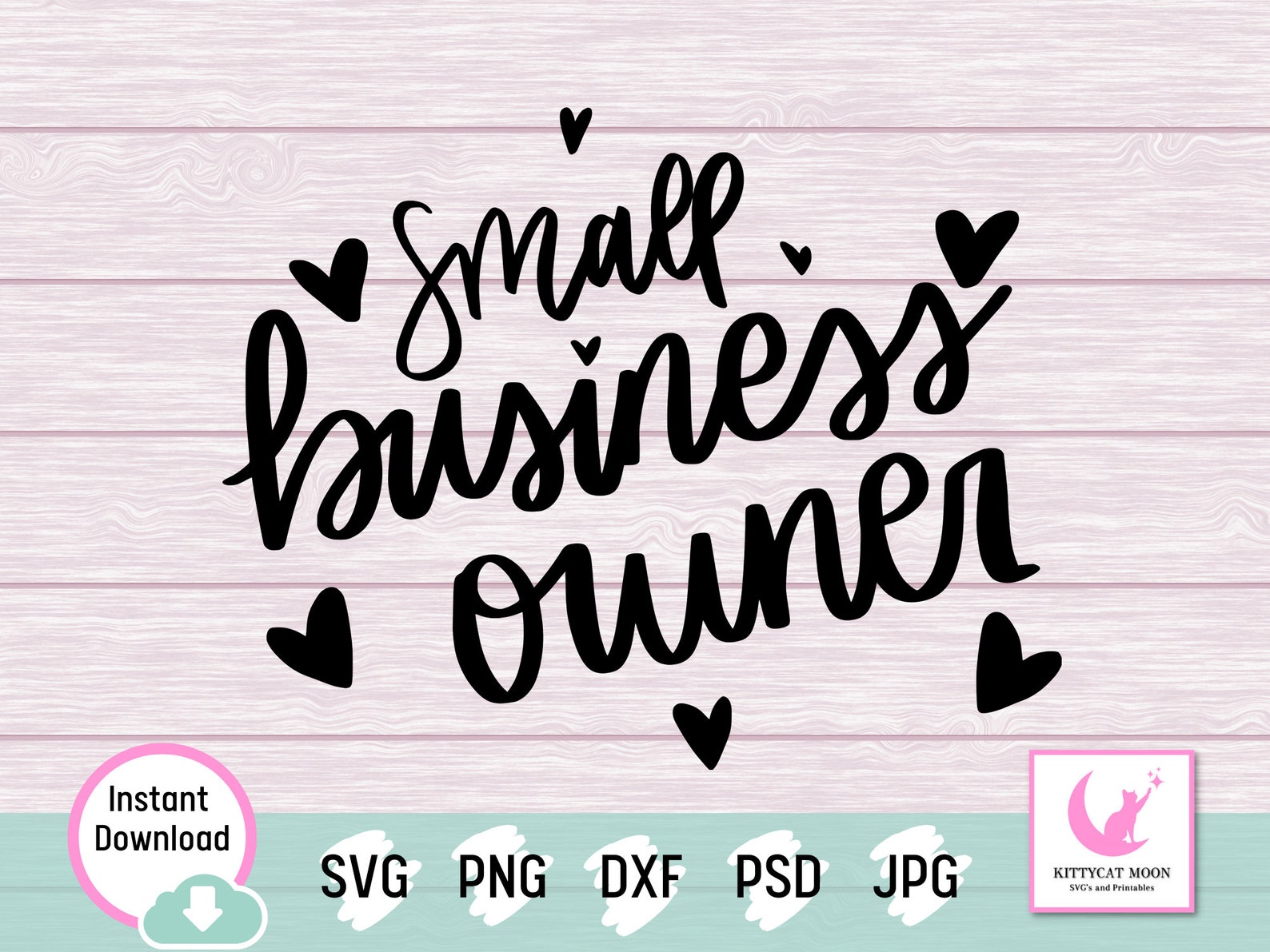 Small Business Owner Design SVG, PNG, DXF -entrepreneur Svg, Boss Babe ...