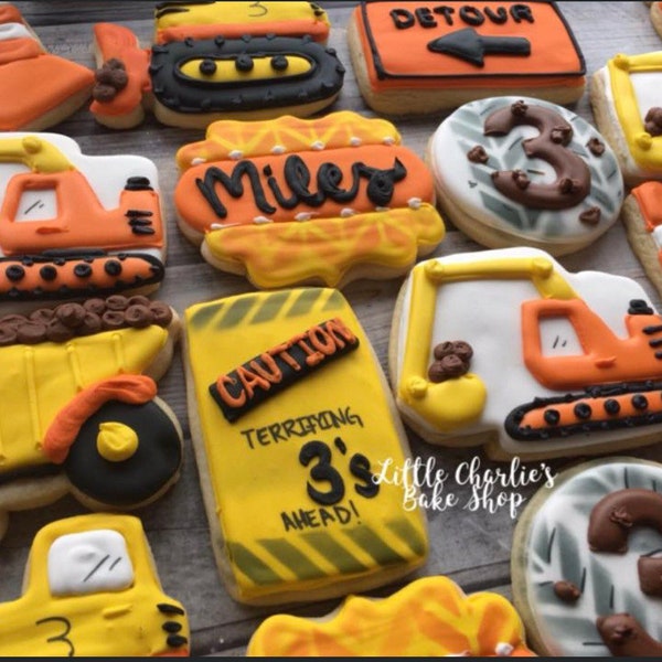 Construction Cookies - Etsy