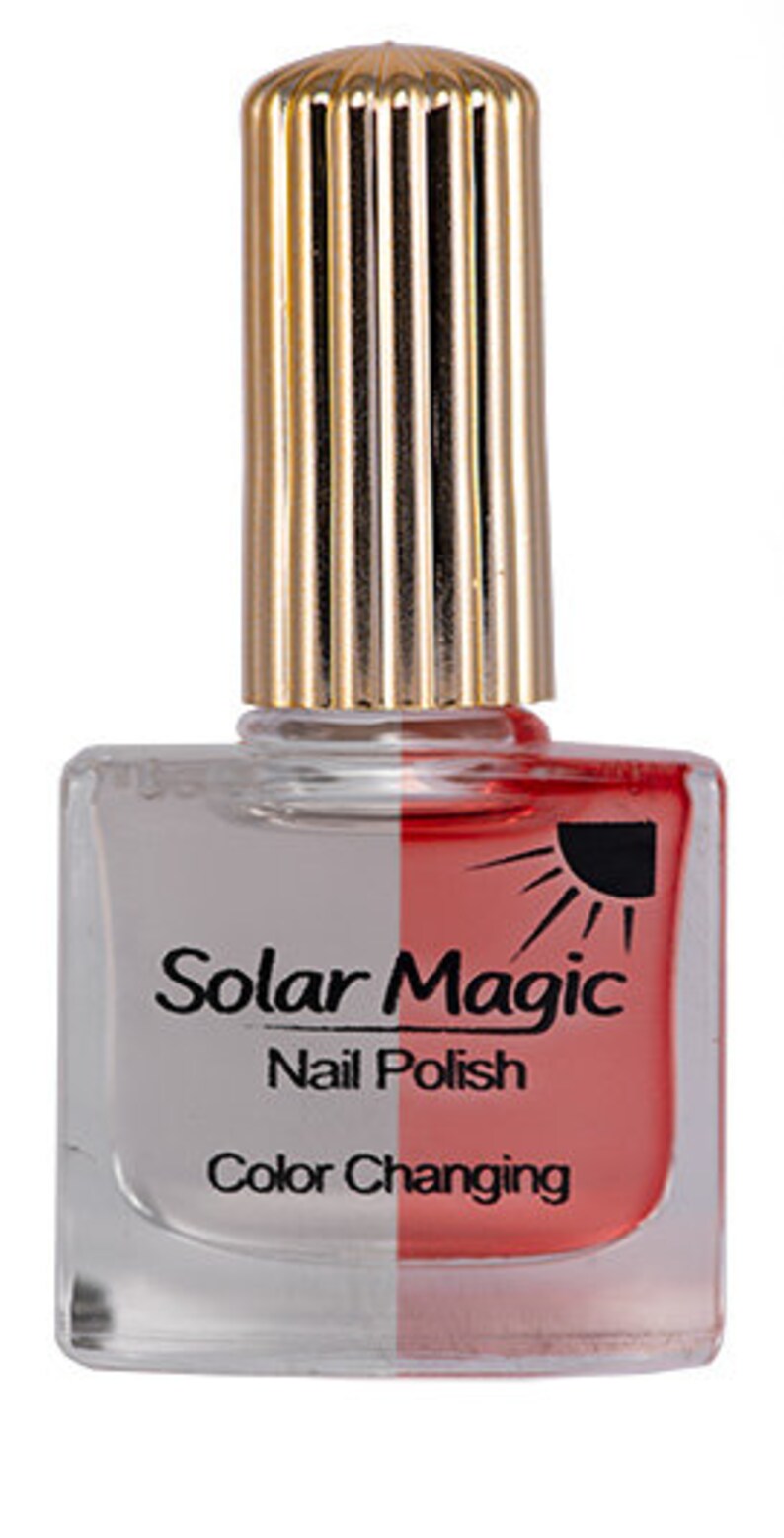 Magic Gel-e Top Coat to Sheer Red Color Change Nail Polish - Etsy
