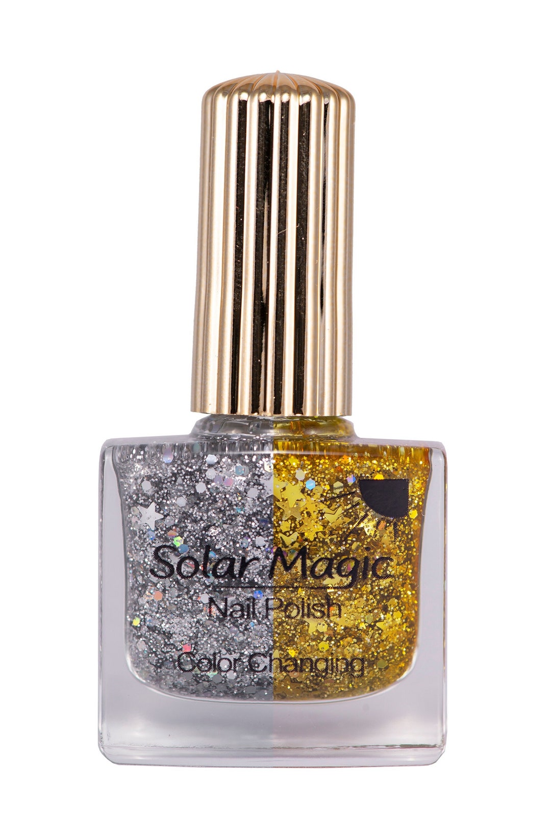Magic SILVER Glitter to GOLD DUST Color Change Nail Polish - Etsy