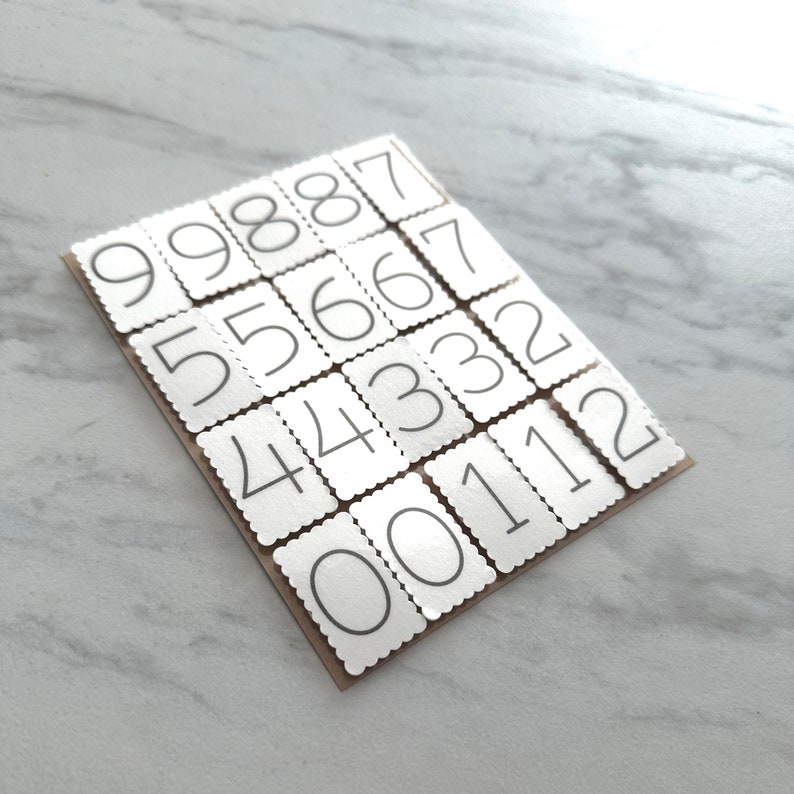 Add on Velcro & Numbers for IVF Photo Cards // IVF Milestone - Etsy