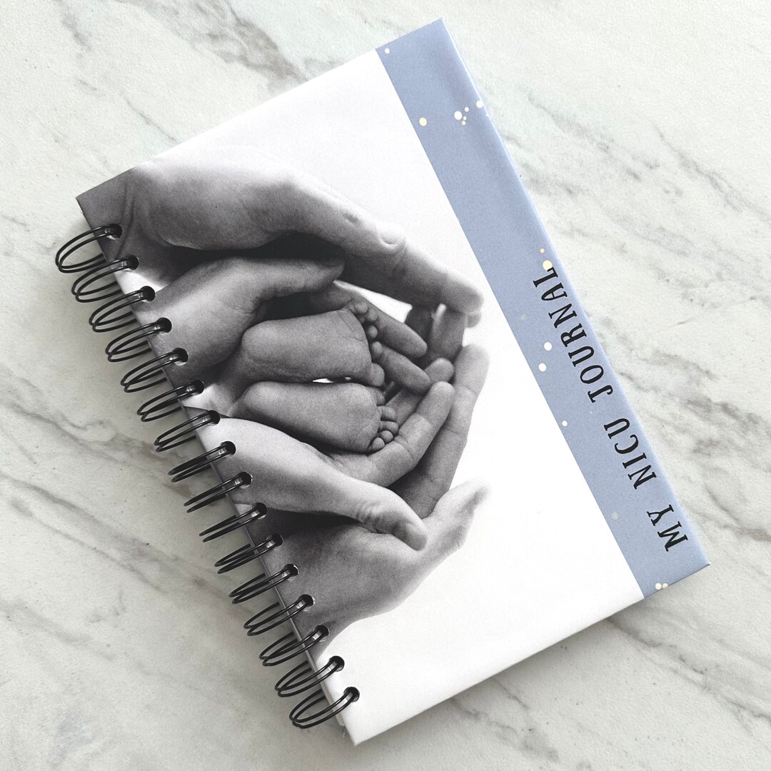 Blue NICU Journal and Organizer // Neonatal Intensive Care Parents ...
