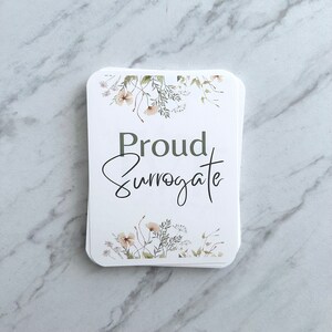Surrogate IVF Milestone Cards // Surrogate IVF Care Gift // Surrogate ...