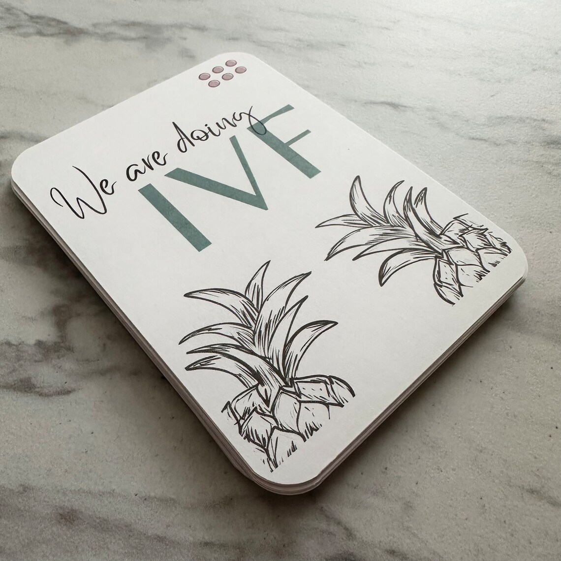 IVF Milestone Cards With Velcro Numbers // IVF Care Gift // Photo Cards ...