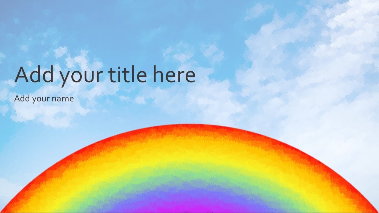 Rainbow Powerpoint Backgrounds