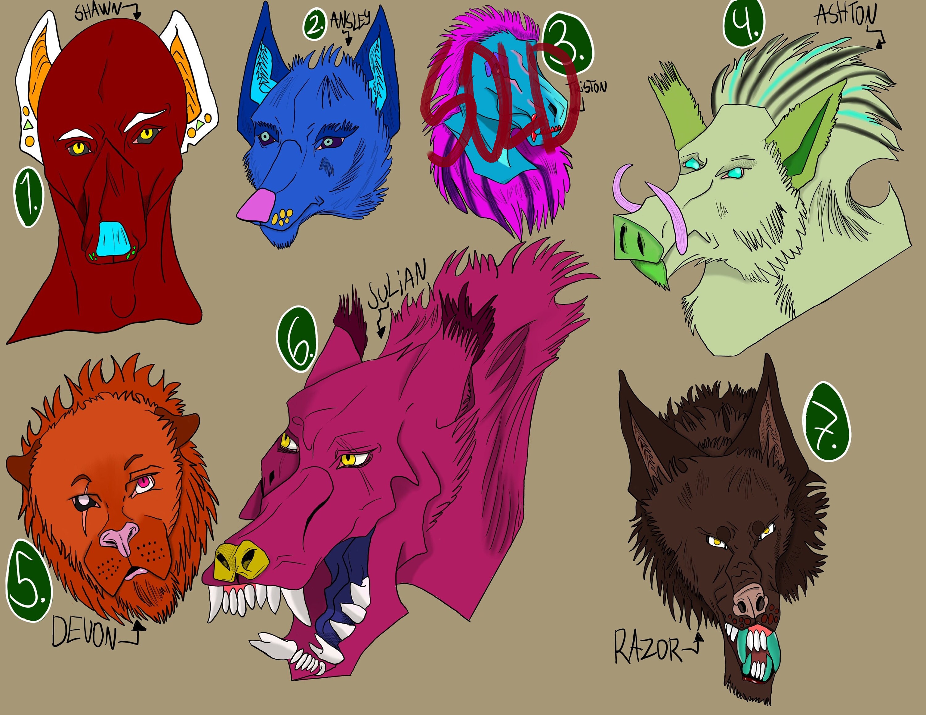 Adoptable Characters Species - Etsy