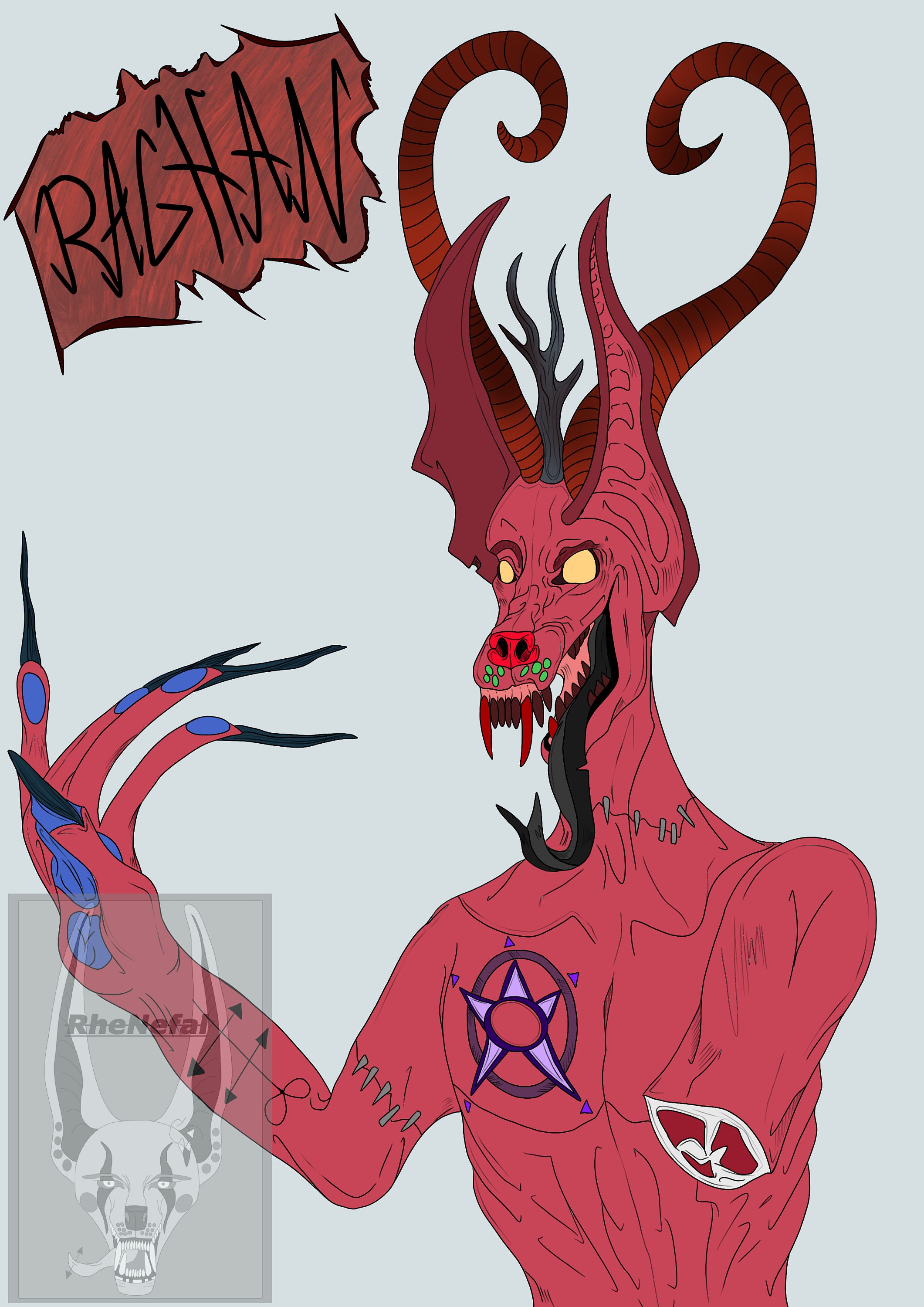 Adoptable Demon Furry Character - Etsy