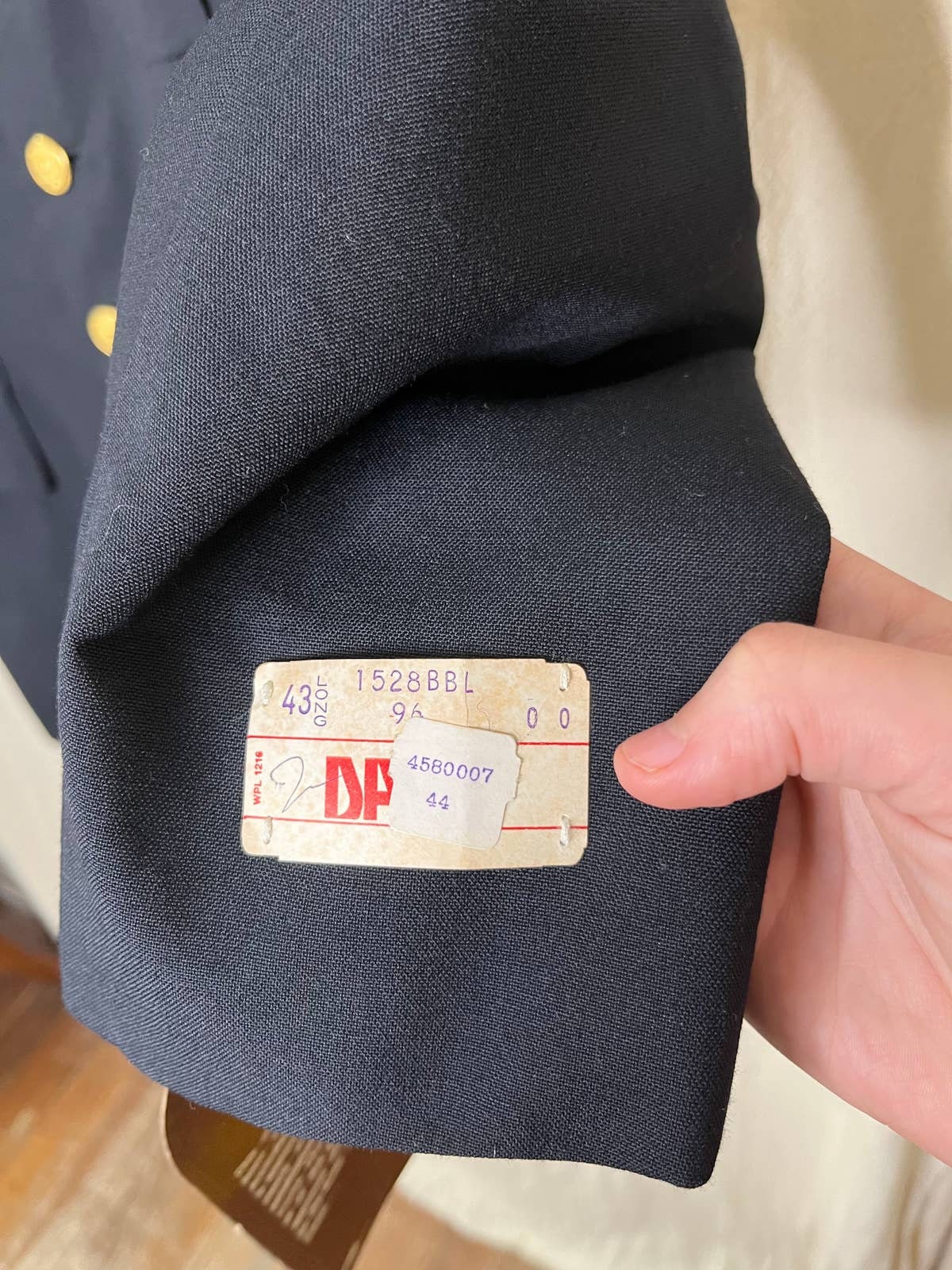 NWT Mint Vintage 1970s Navy Gold Wool Blend Air Force AAFES Uniform ...
