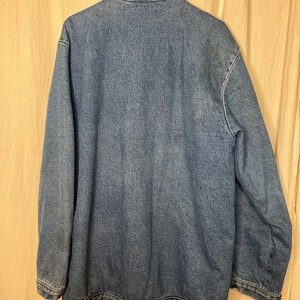 Vintage 1980s Pointer Workwear Blanket Lined Distressed Denim Chore Jacket M - Etsy