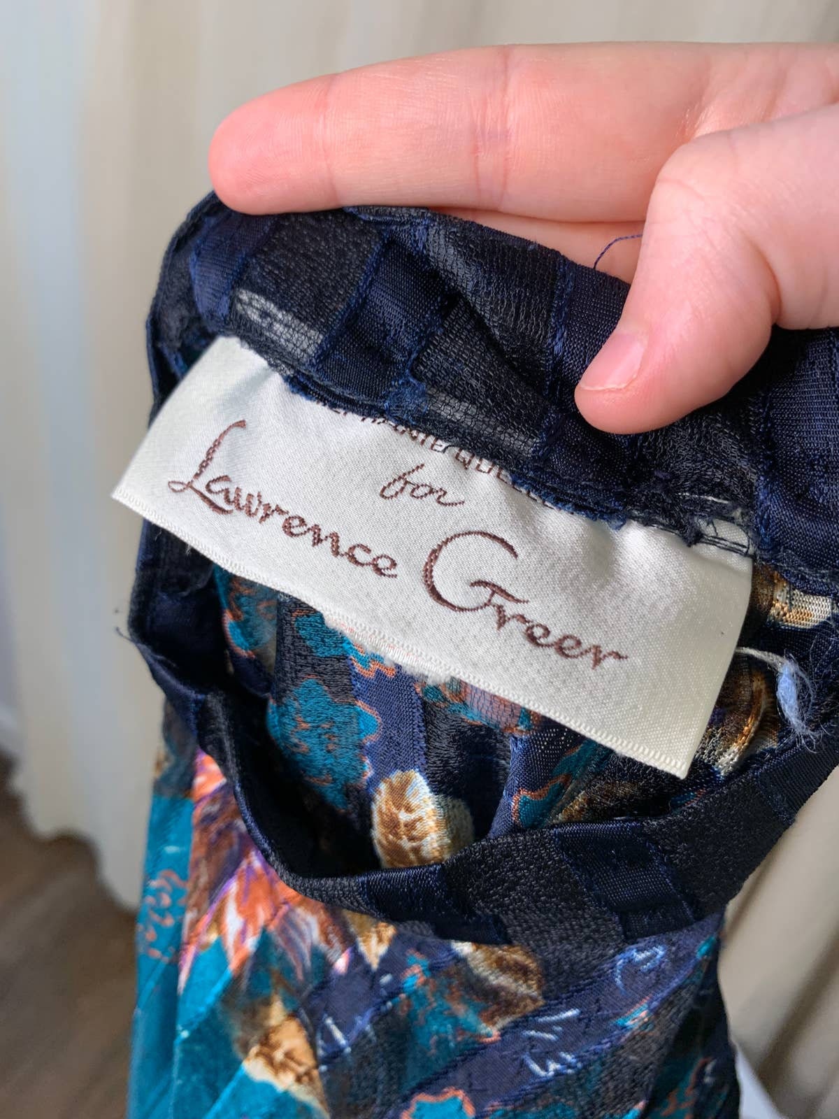 Vintage 1970s Lawrence Greer Stephanie Queller Floral Victorian Sheer Dress M - Etsy