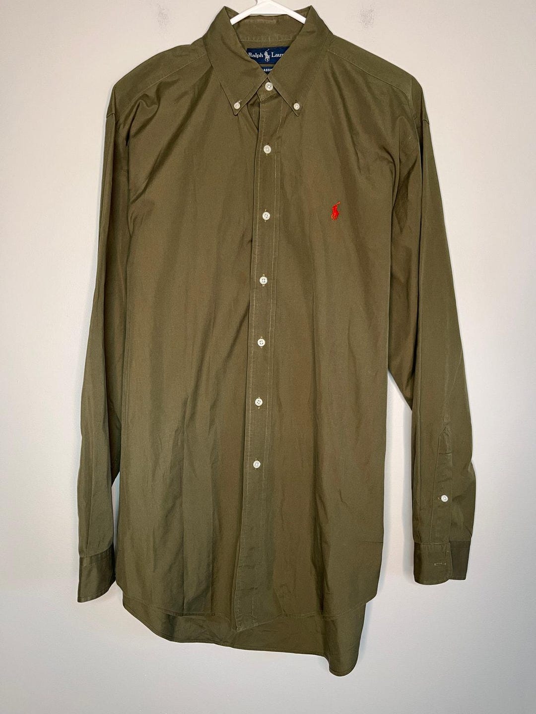 1990s Ralph Lauren Army Moss Green Minimal Old Money Quiet Luxury ...
