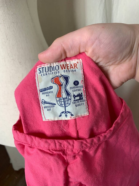Vintage 1990s Studio Wear Certified Designs Pink Cott… - Gem