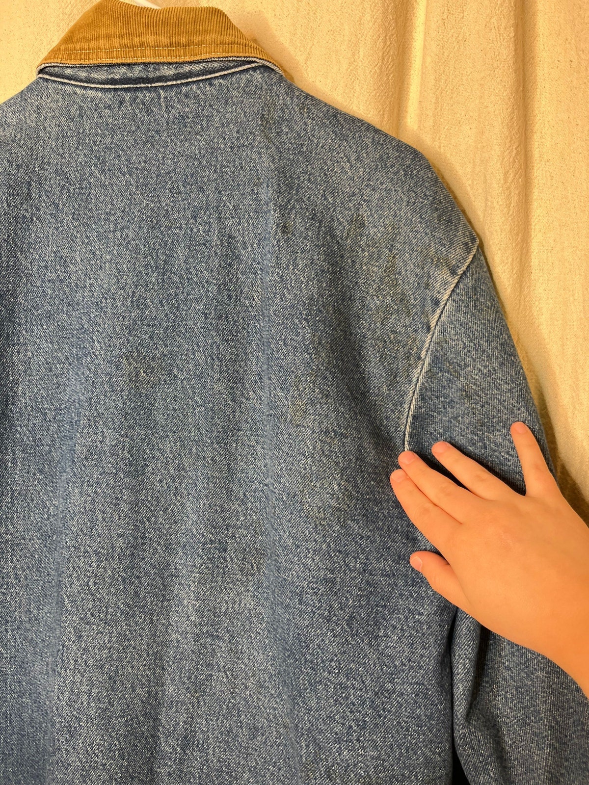 Vintage 1980s Pointer Workwear Blanket Lined Distressed Denim Chore Jacket M - Etsy