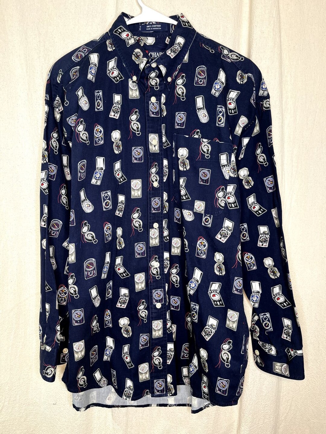 Vintage 1990s Chaps Ralph Lauren Compass Travel Novelty Quiet Luxury ...