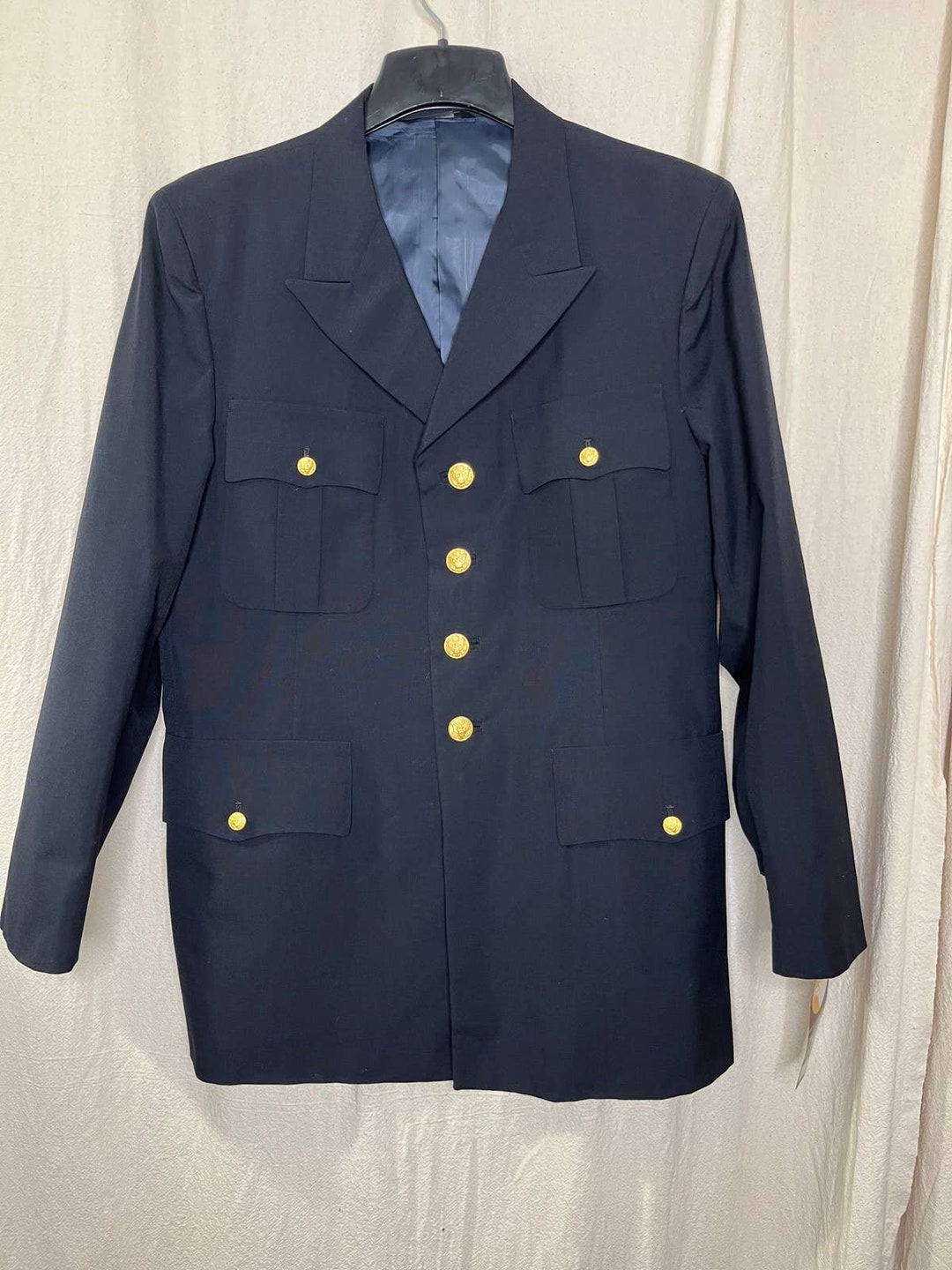 NWT Mint Vintage 1970s Navy Gold Wool Blend Air Force AAFES Uniform ...