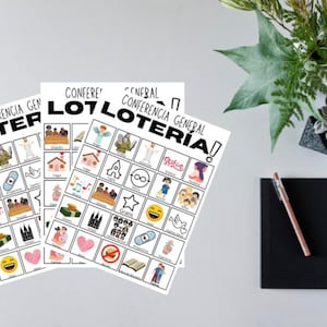 General Conference Bingo in SPANISH! / SUD Conferencia Loteria ...