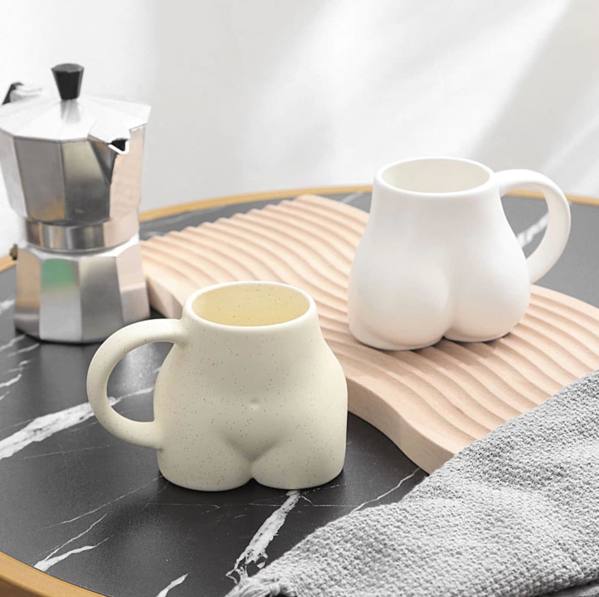 Cute Ceramic Female Bum Mug Tea/coffee Butt Cup Modern Heat - Etsy