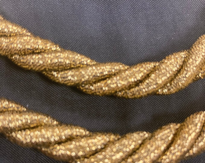 1 Large Handmade Gold Window Treatment Hardware Decor Curtain Tie ...