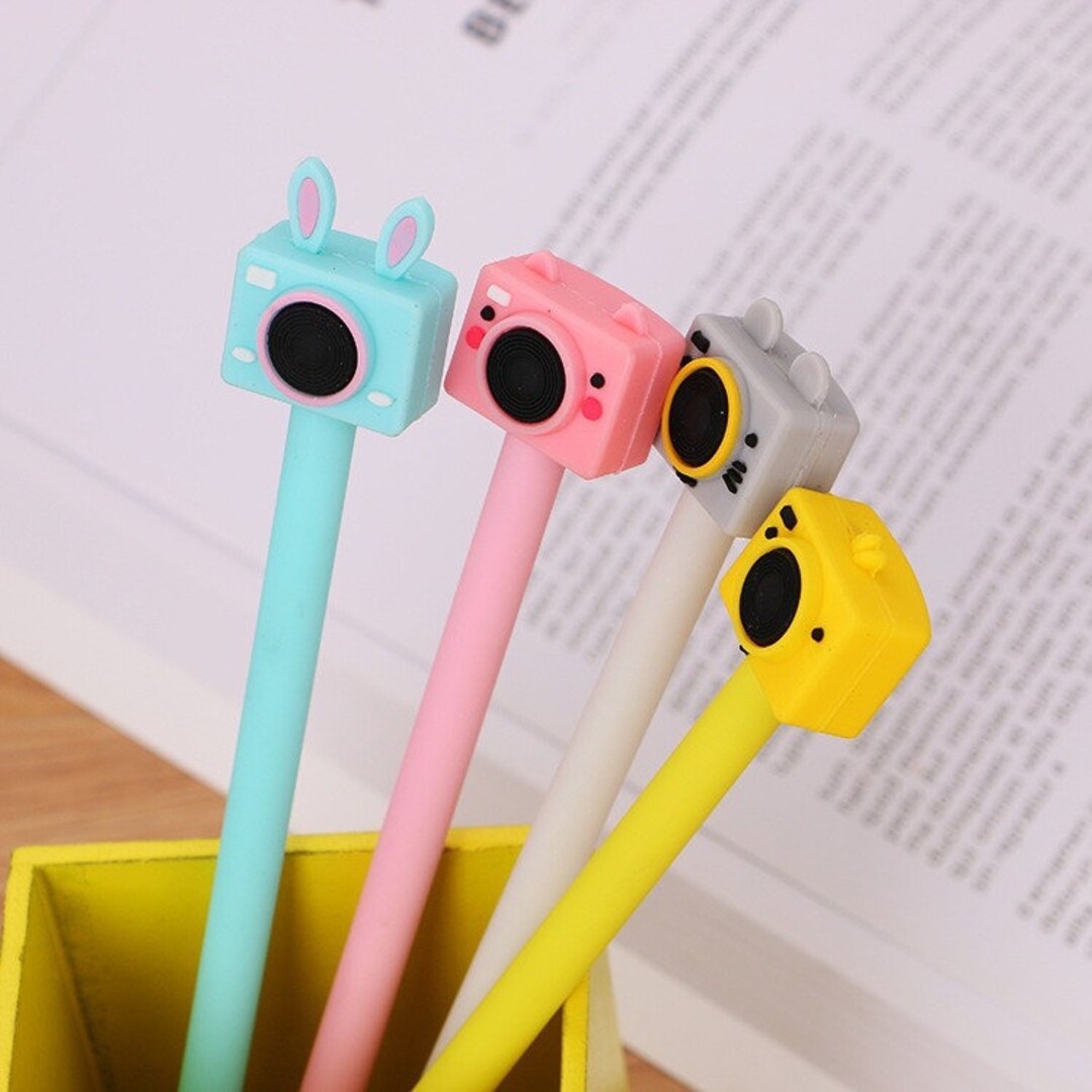1pc Cute Camera Gel Pen for Kids Student School Office Supplies ...