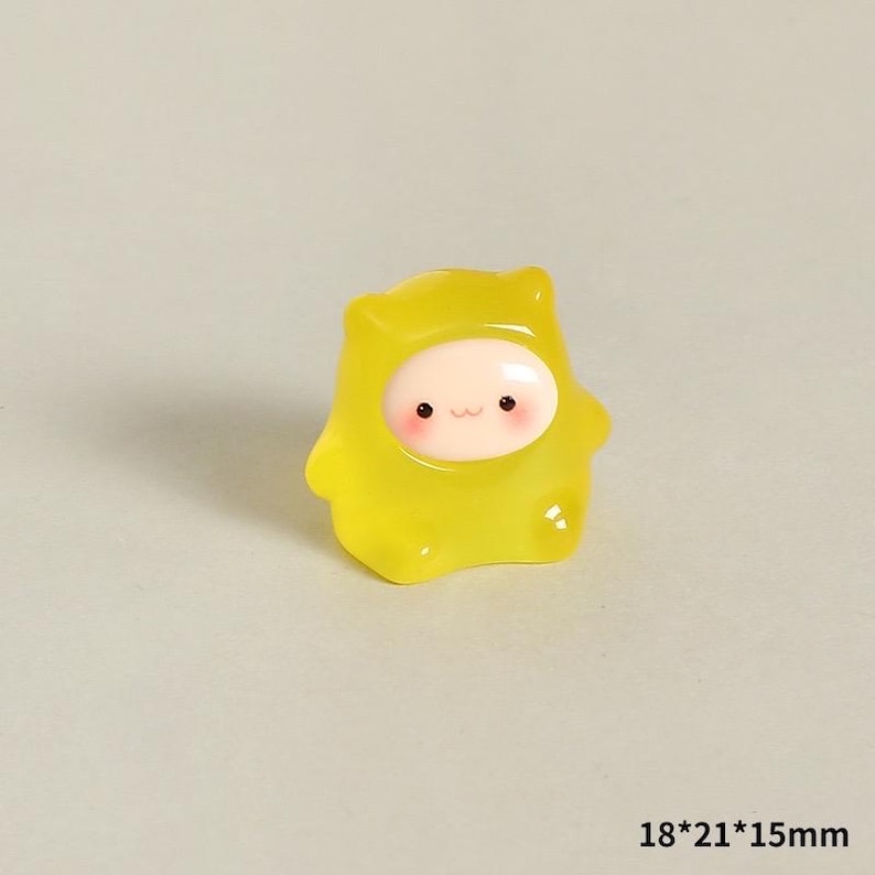 Glow in the Dark Resin Animal Charms: DIY Craft Supplies - Etsy