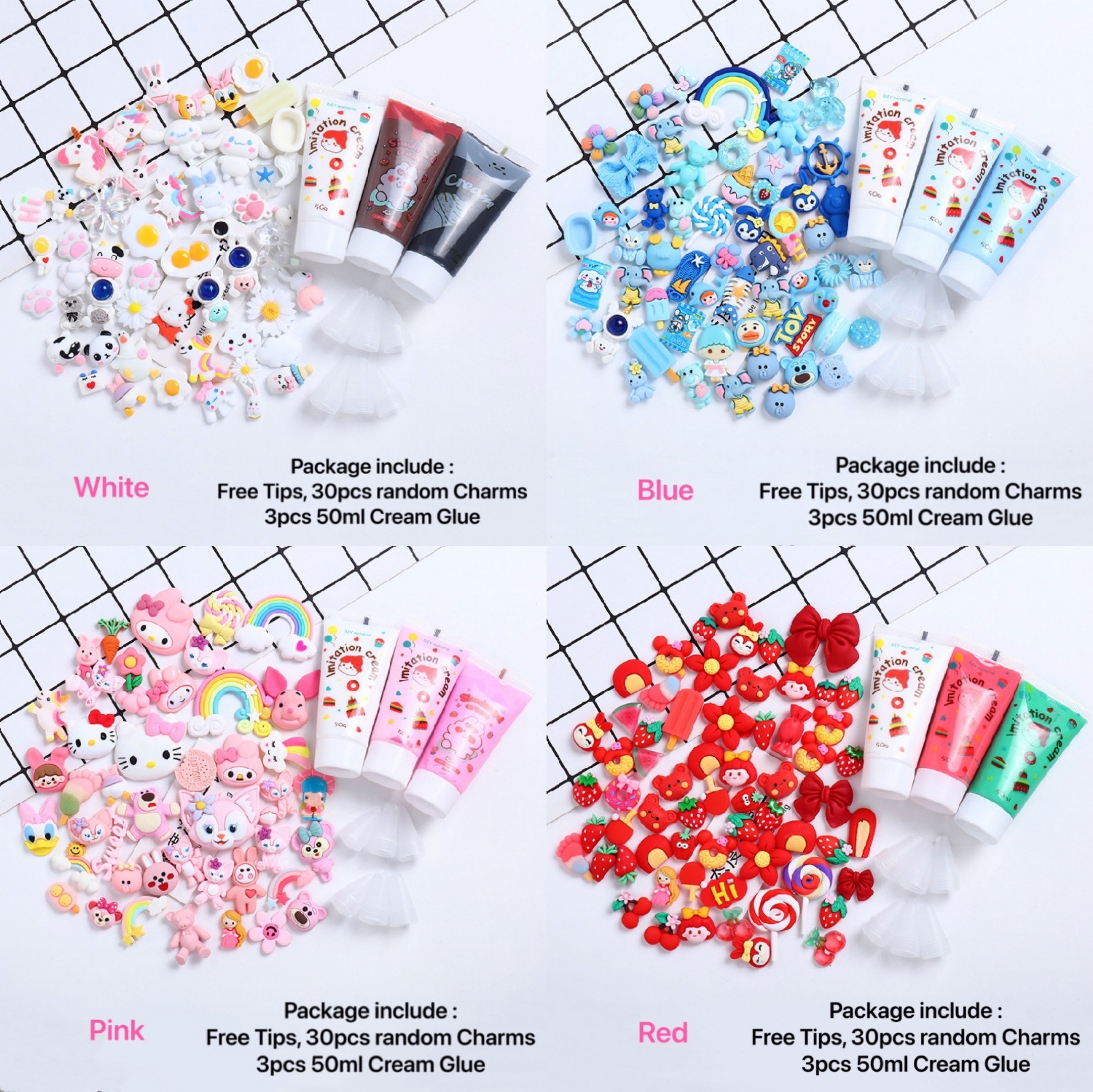 Silcone Whipped Deco Cream Simulation Cream Glue Gel DIY Kit - Etsy