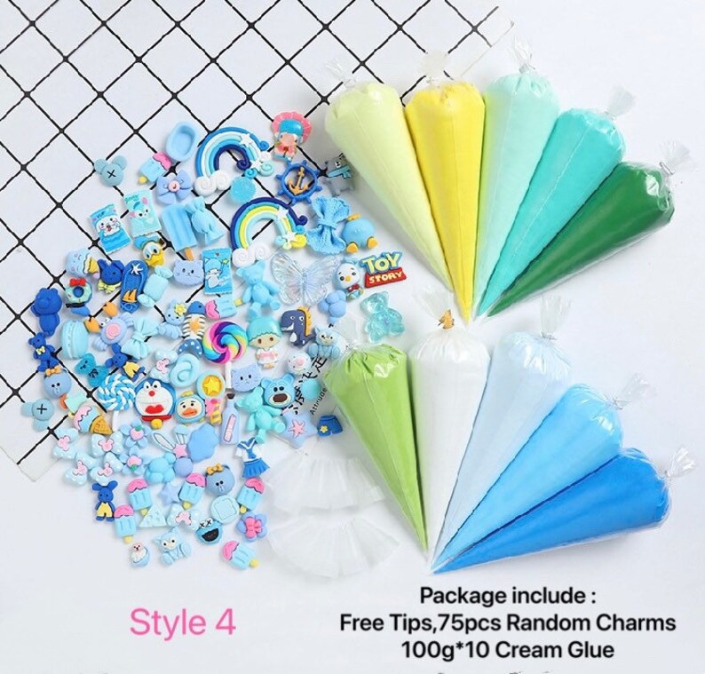 Silicone Whipped Deco Cream Simulation Cream Glue Gel DIY Kit - Etsy ...