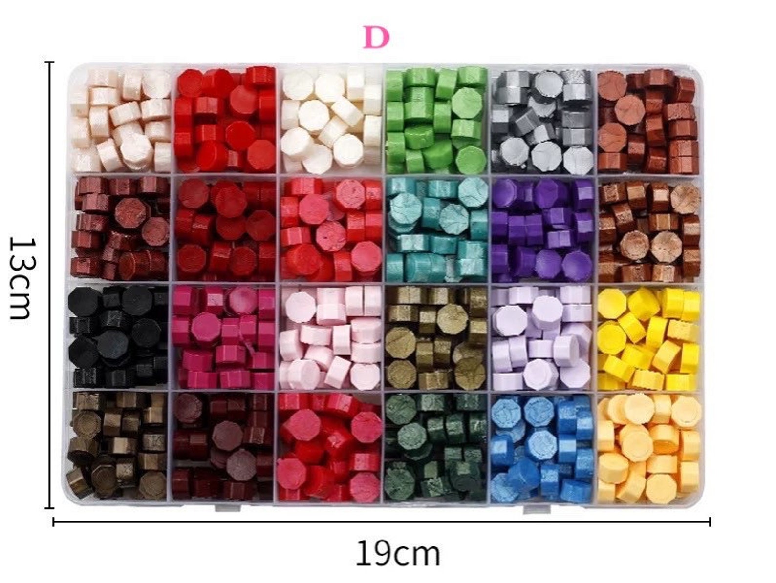 Multicolor Lacquer Wax Octagonal Paint Sealing Wax Particle - Etsy