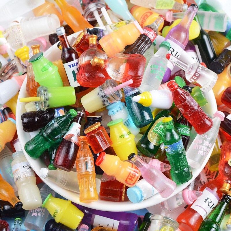 Mix Resin Simulation Bottle DIY Craft Scrapbook Cabochons for - Etsy