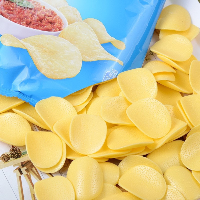 Cute Mini Resin Potato Chips Simulation Food Miniature for Earring ...