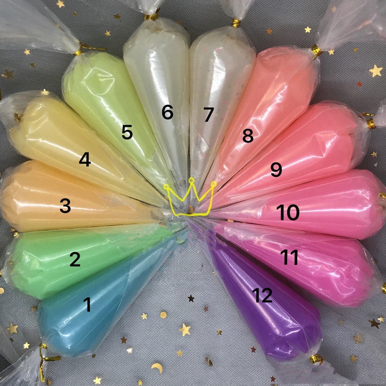 1 Set 12pcs 50g Glow in Dark Colors Simulation Cream Glue Gel - Etsy