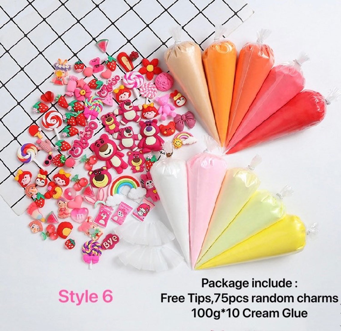 Silicone Whipped Deco Cream Simulation Cream Glue Gel DIY Kit - Etsy UK